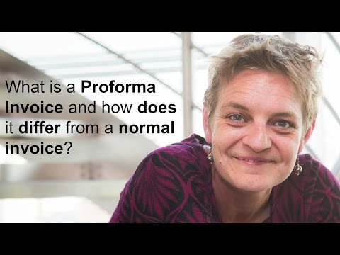 Proforma inv explained