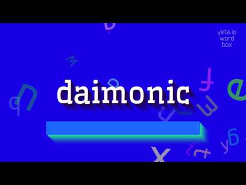 How to say "daimonic"! (High Quality Voices)
