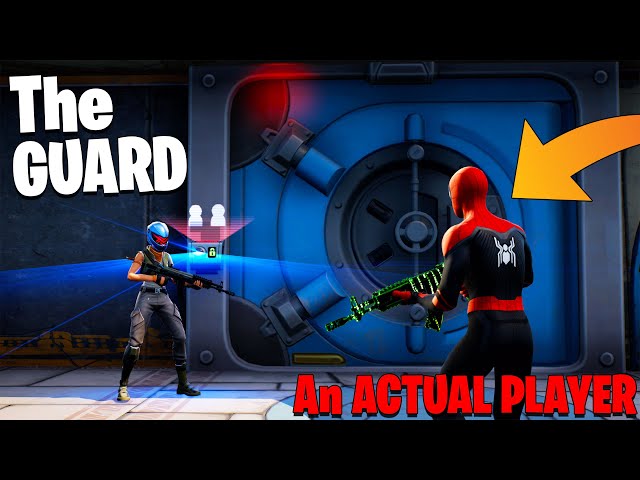 Fortnite YouTuber pretends to be the Seven Vault guard and it goes unbelievably well