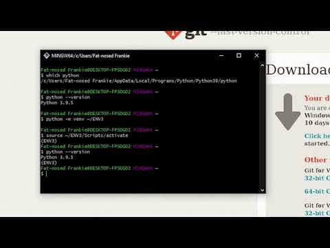 How to Install Git, Git Bash, and Virtual Python Environment (venv)