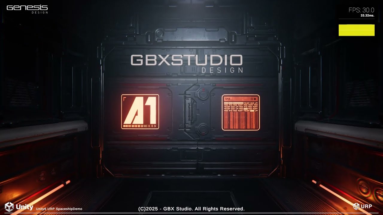 Unity6 URP Spaceship demo