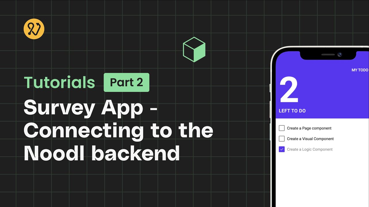 02 Task List App - Connecting to the Noodl backend