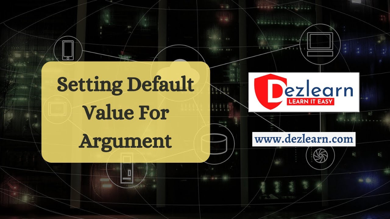 Setting Default Value For Argument