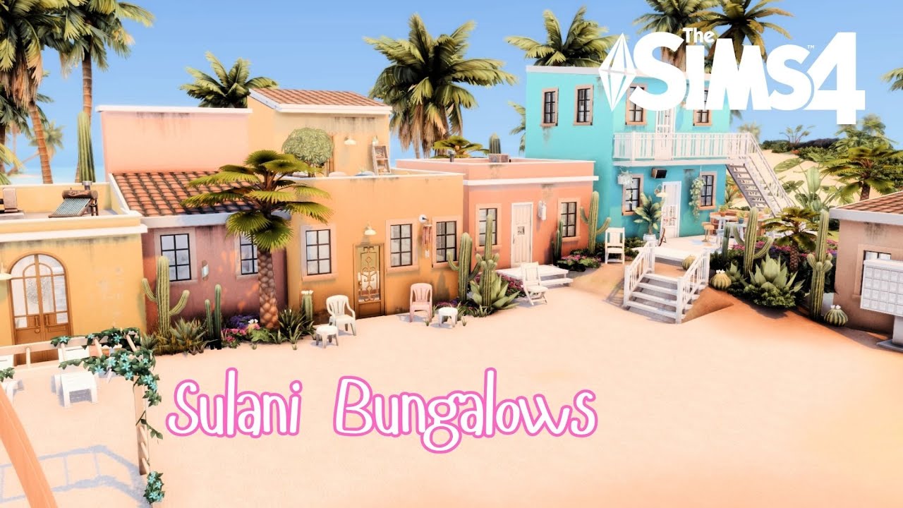 Sulani Bungalows | The Sims 4 Speed Build | No CC |