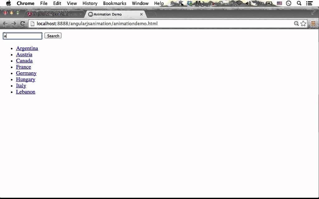 AngularJS Animations