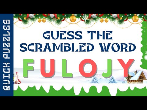 Find the Scrambled Word | Part 1 | Word Search Puzzles | Quick Puzzles