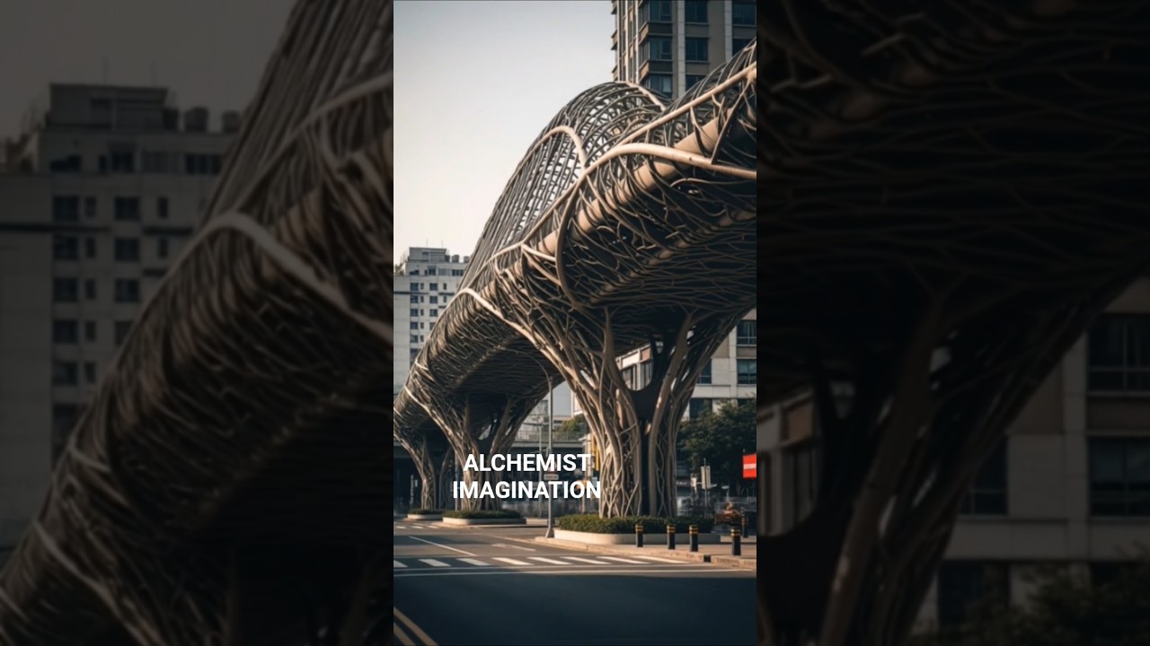Parametric Bridge Concept Design | Futuristic Architecture with DreamScreen AI