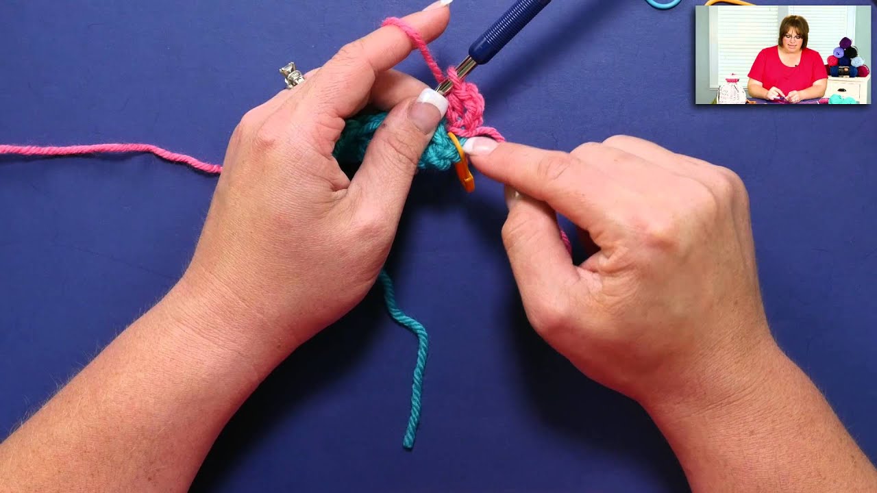 Learn How to Join New Ball of Yarn or New Color with Slip Stitch with Marly Bird