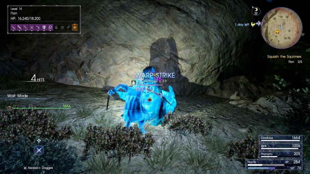 Final Fantasy XV: Squash the Squirmers - Hunt Walkthrough