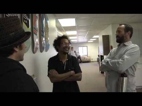 The Berrics visit Stereo Jason Lee Chris Pastras Benny Fairfax Steve Berra