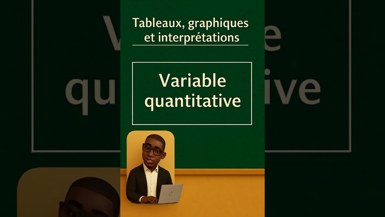 Variable quantitative: tableaux, graphiques et interprétations