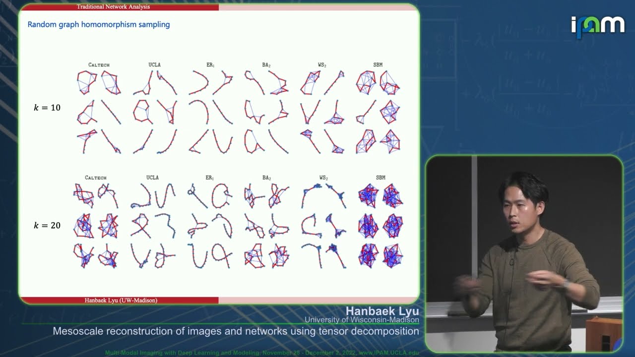 Hanbaek Lyu - Mesoscale reconstruction of images and networks using tensor decomposition