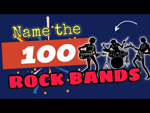 NAME 100 ROCK BANDS QUIZ • Only 3 Seconds! Guess the Rock Band by Picture Music Trivia Challenge