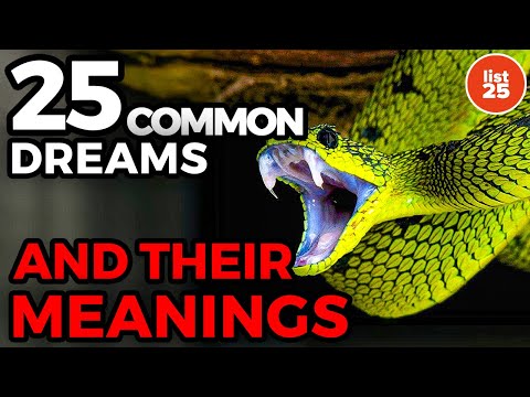 25 Most Common Dreams And Their MEANINGS