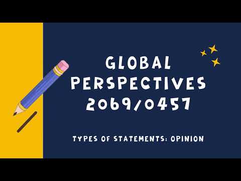 What is an opinion?