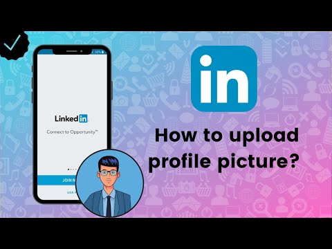 How to upload profile picture on LinkedIn?