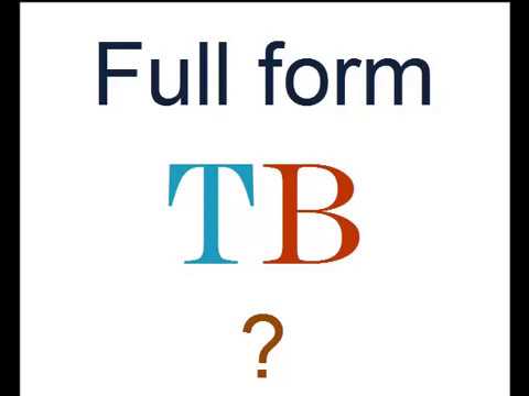 What is the meaning of TB ?