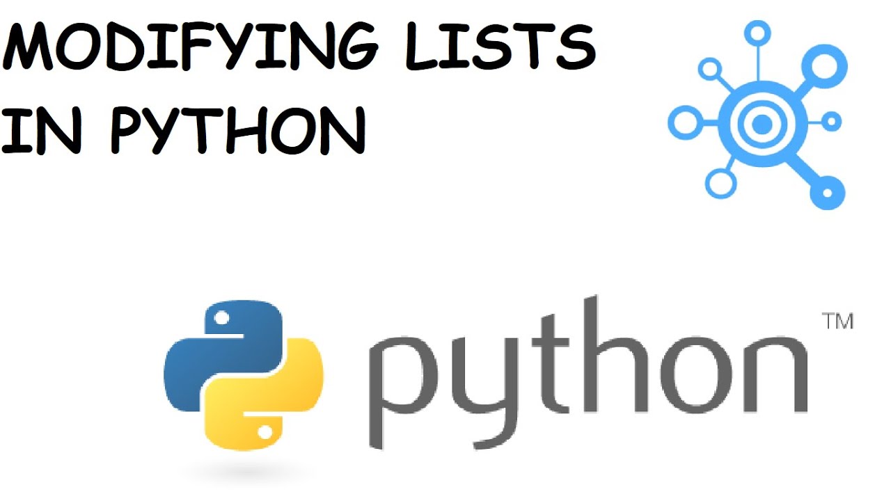 Modifying lists in Python | Quick Python Tutorial