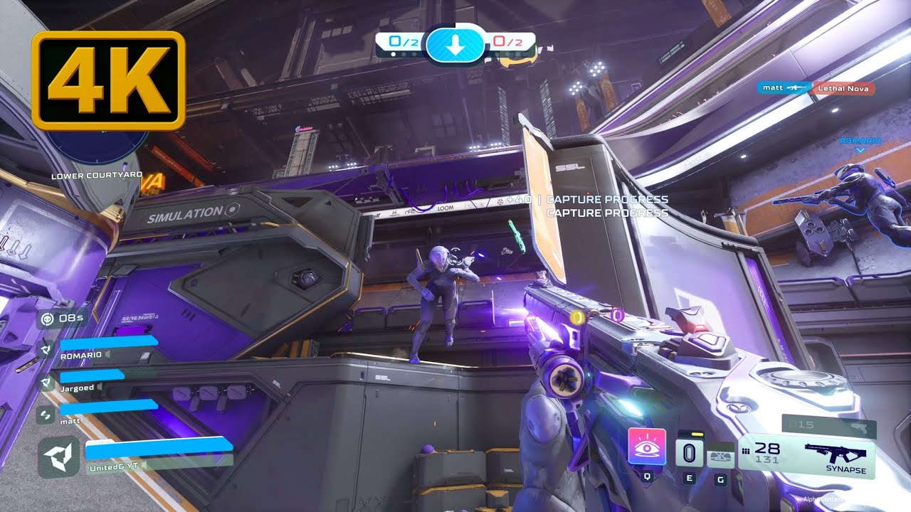 Splitgate 2 Multiplayer Gameplay in 4K – 1 Hour (No Commentary)