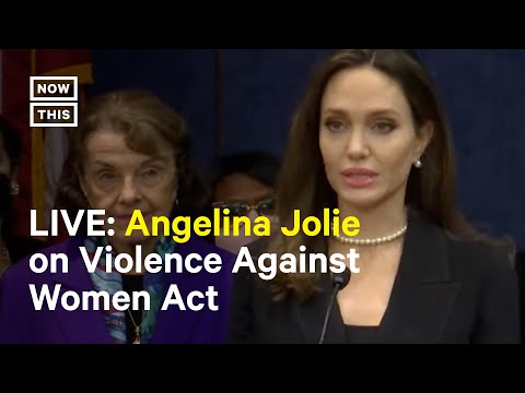 Angelina Jolie Discusses Violence Against Women Act | LIVE