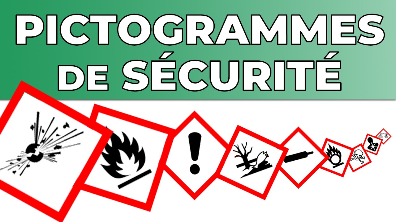 Comprendre les PICTOGRAMMES DE SÉCURITÉ en Chimie ! ⚠️