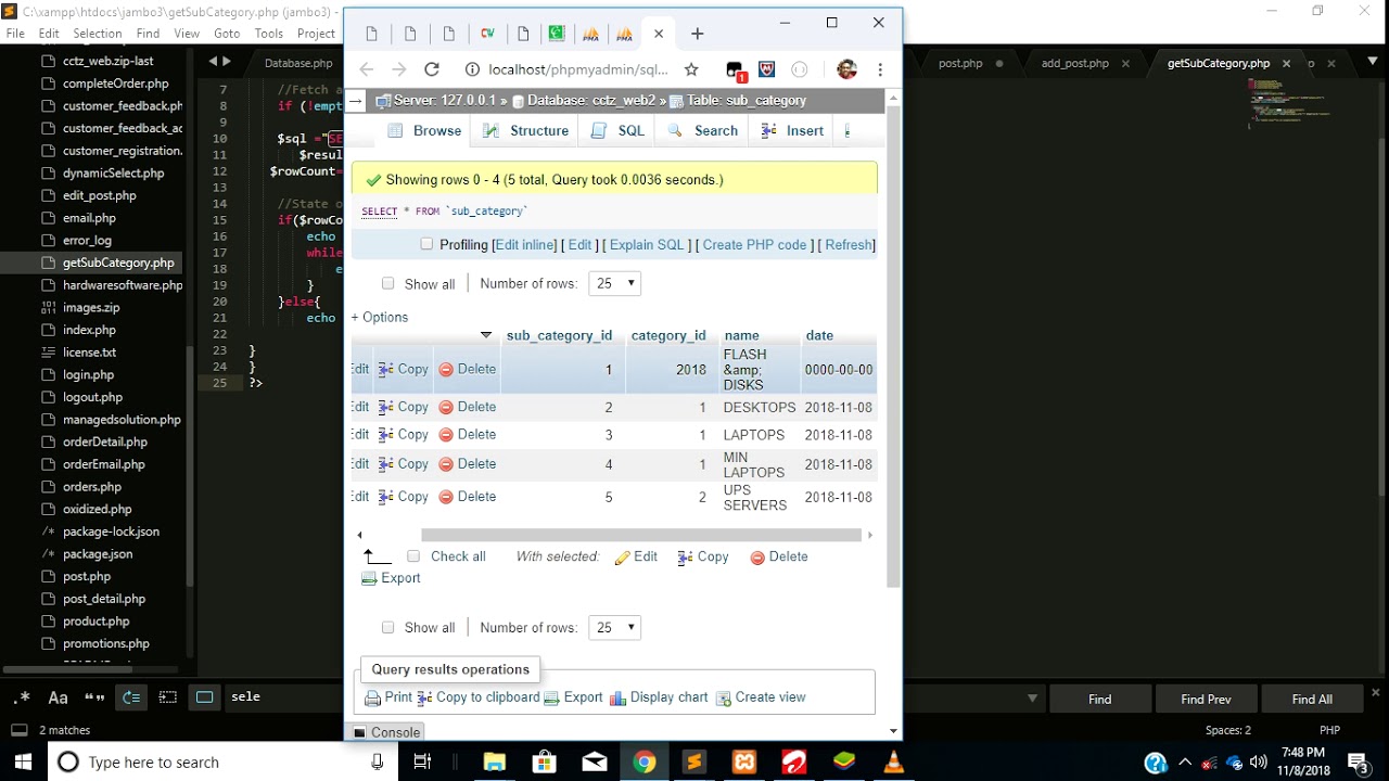 PHP-DEPENDENT DROP-DOWN SELECTION