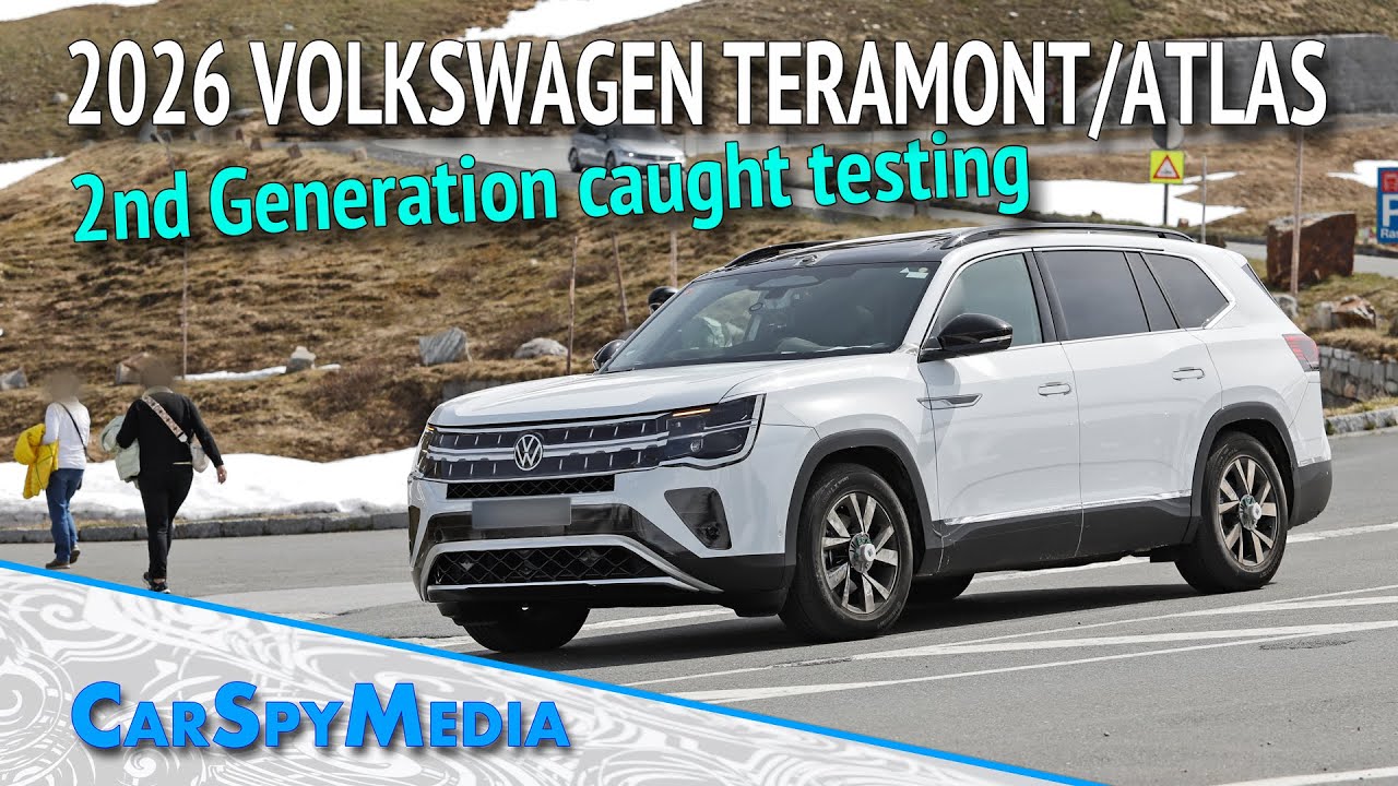 2026 VW Atlas / Teramont Spied, Volkswagen Wouldn't Want You To See This Video - autoevolution