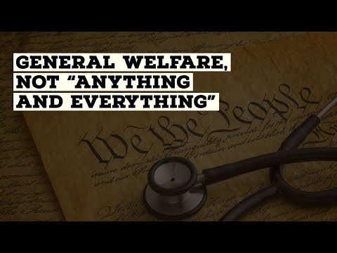 The general Welfare Clause: An Introduction