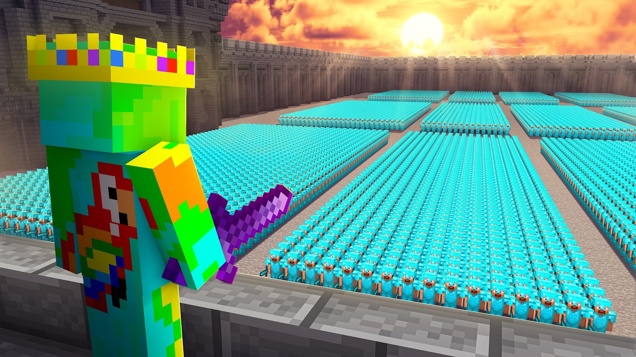 I Created the World's Largest Minecraft Army