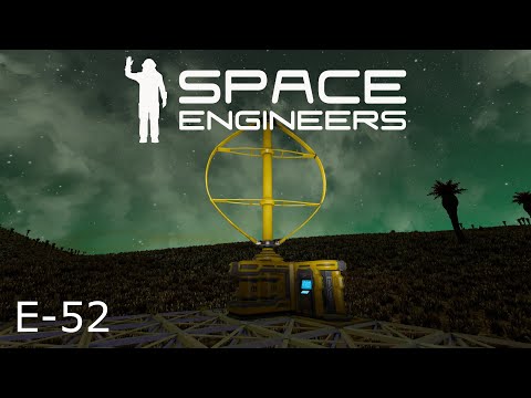 Space Engineers, E-52, Survival Base on the Alien Planet Established