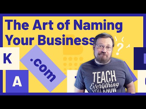 The Art of Naming Your Business