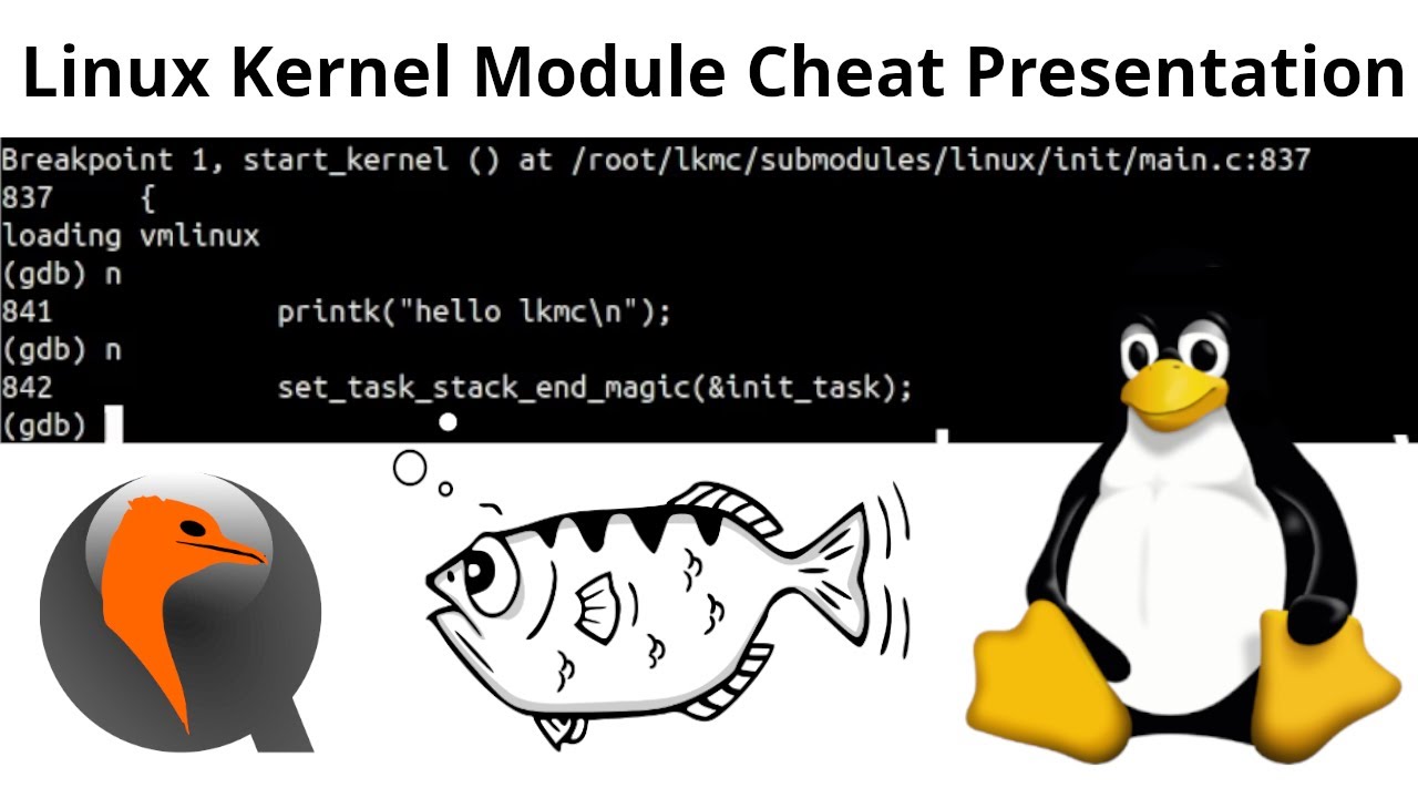 Linux Kernel Module Cheat presentation