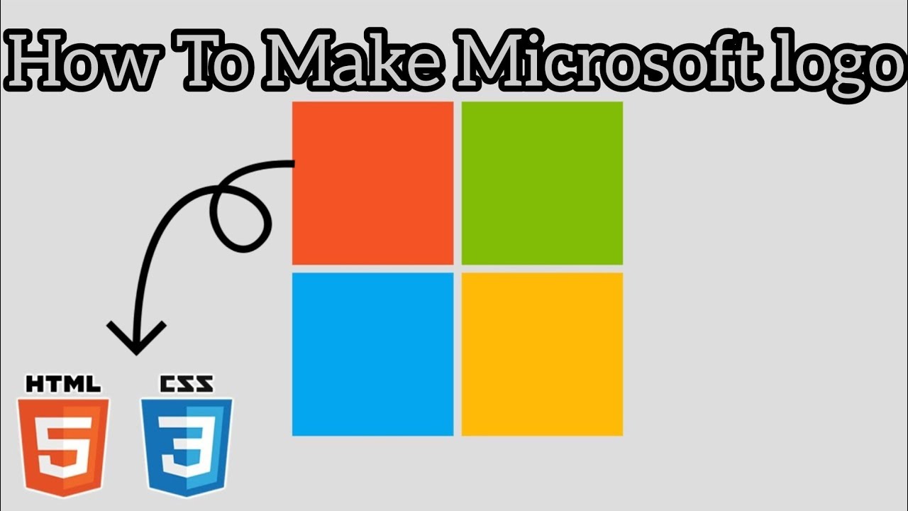Create the Microsoft Logo with HTML and CSS: Step-by-Step