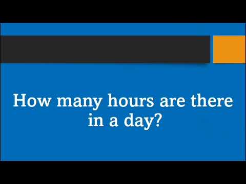 How many hours are there in a day?/ general knowledge/ gk for kids