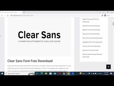 How to Download and Install Clear Sans Font Free Download in Adobe Photoshop