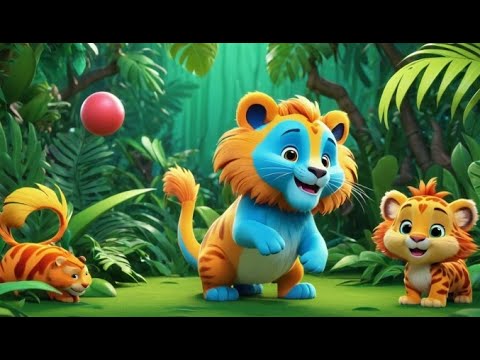 Leo Lion Brushes His Mane | Fun Grooming Song for Kids | Rhyme Zoo
