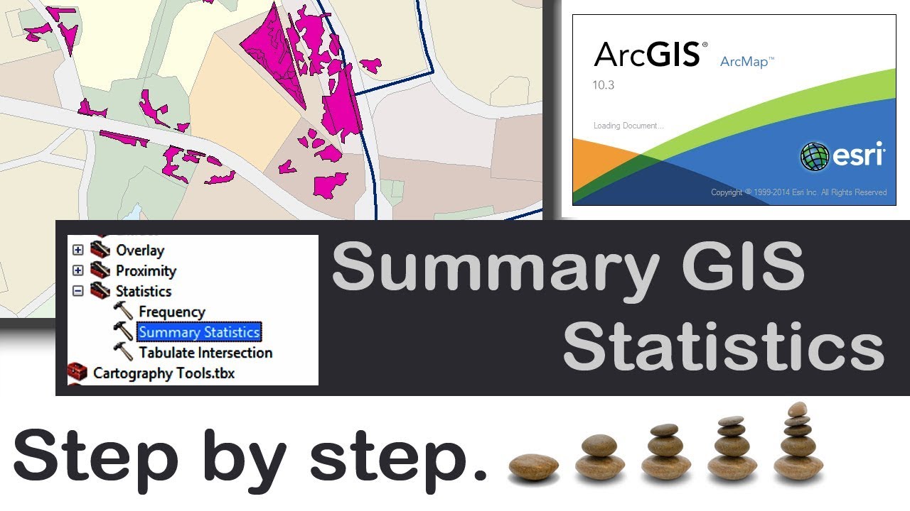 GIS ArcMap. Summary Statistics Tool