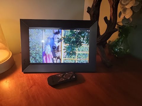 Nixplay 10.1 inch Smart Digital Photo Frame with WiFi (W10F) - Black - Share Photos and Video Review