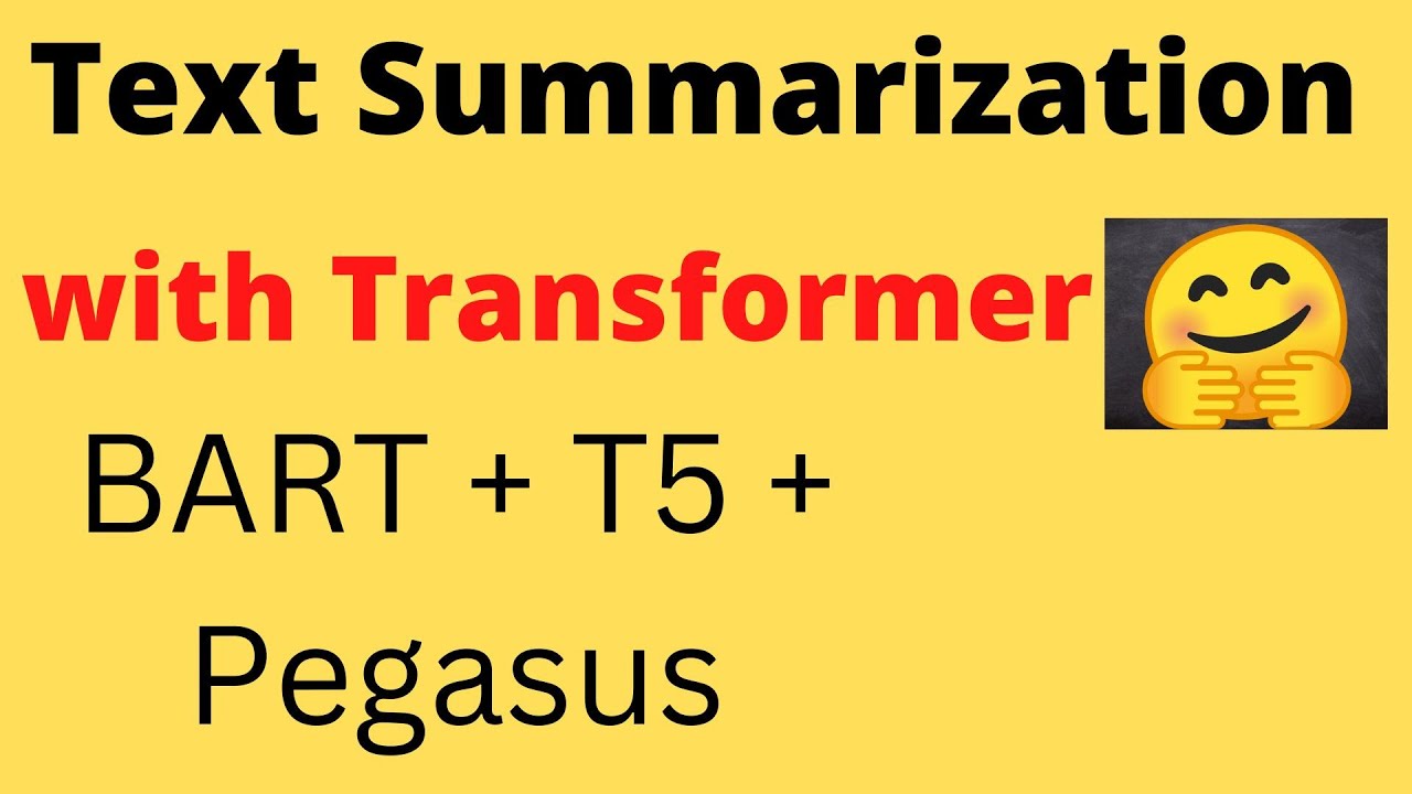 Text Summarization with Transformer - BART + T5 + Pegasus | NLP | Data Science | Machine Learning