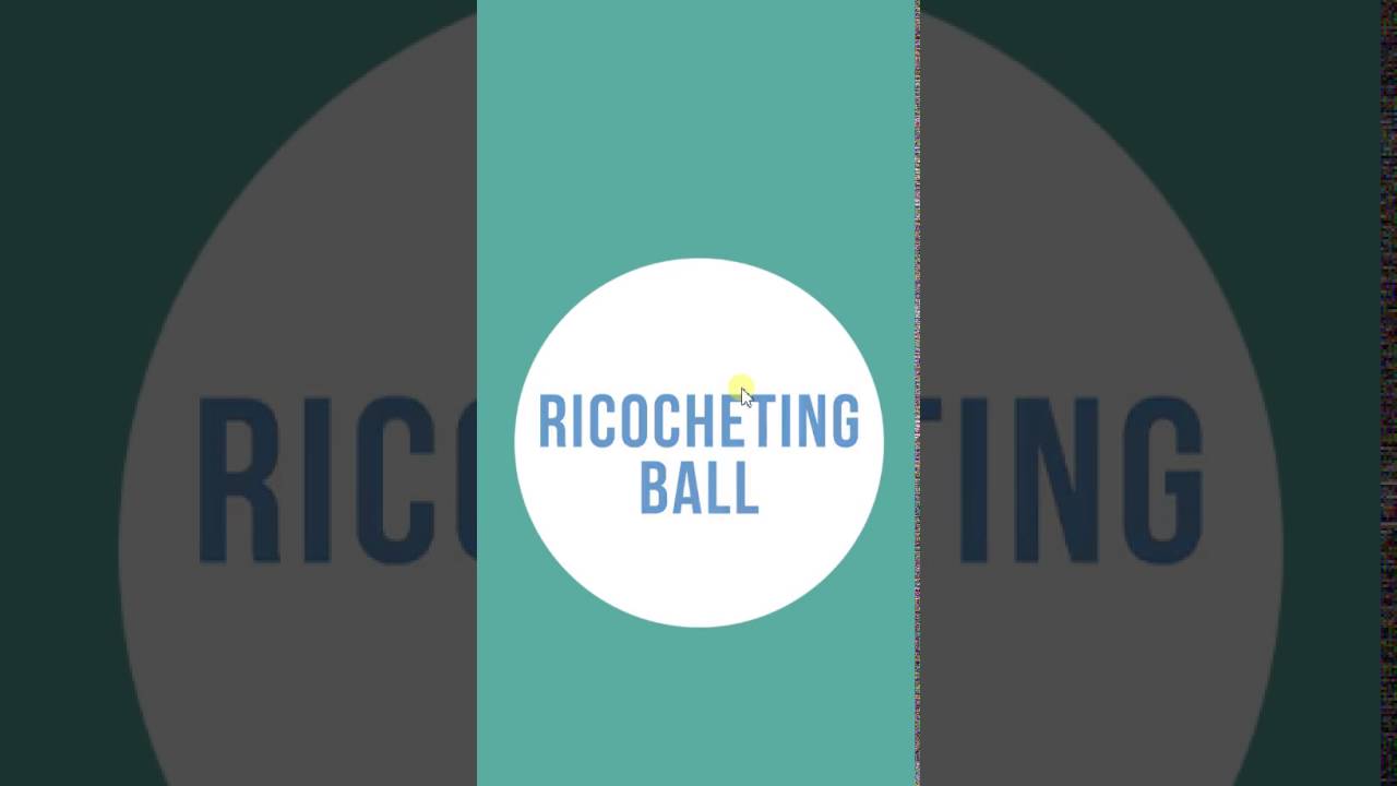 Ricocheting Ball HTML5 Game Made With Construct 2 Engine