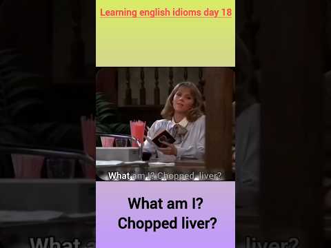 What am I chopped liver idiom #english #idioms #englishidiom #learnenglish #spokenenglish #viral