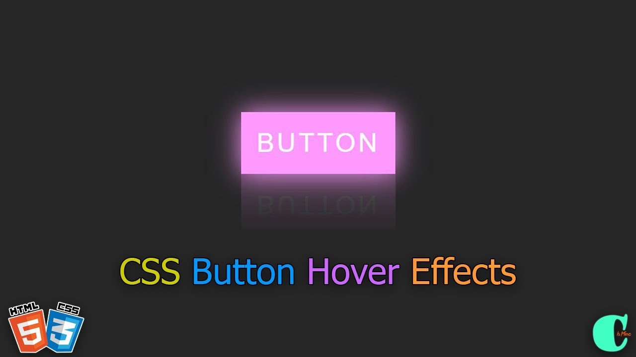 Css Button Hover Effect | HTML CSS Tutorial | CodeIsMine
