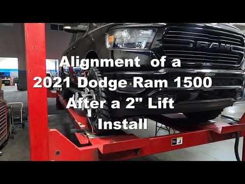 2021 Dodge Ram 1500 2 inch Lift Part 2, Alignment