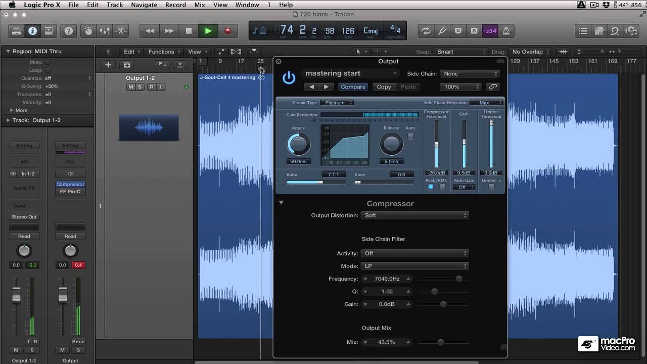Logic Pro X 405: Mastering EDM Tracks - 12. Parallel Compression