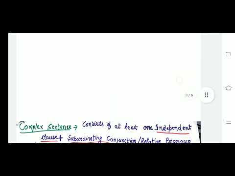 What are 4 types of sentence structure?