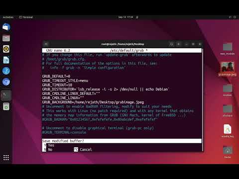 Add Background Image in GRUB Menu | LINUX | UBUNTU