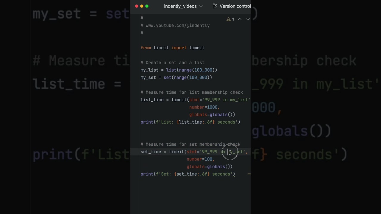 A Real Python Optimization You Can Use
