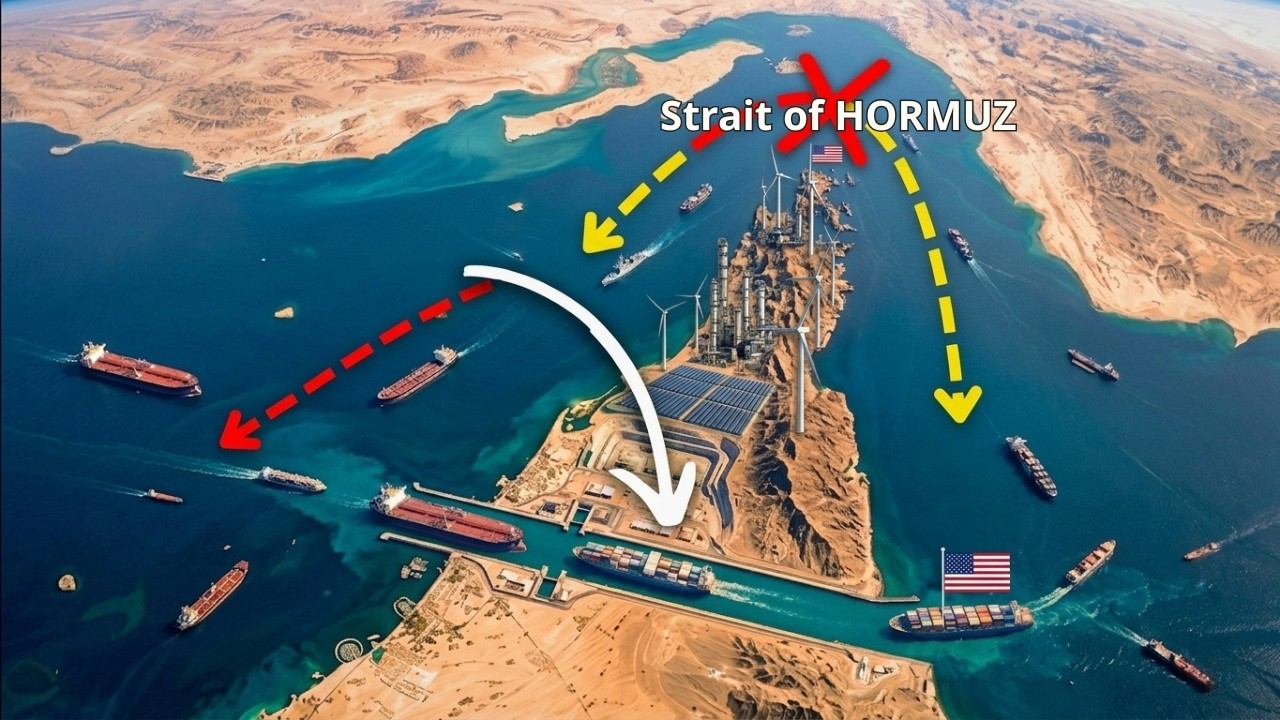 Inside the Impossible $300B Canal – Bypassing the Strait of Hormuz (Full Process)