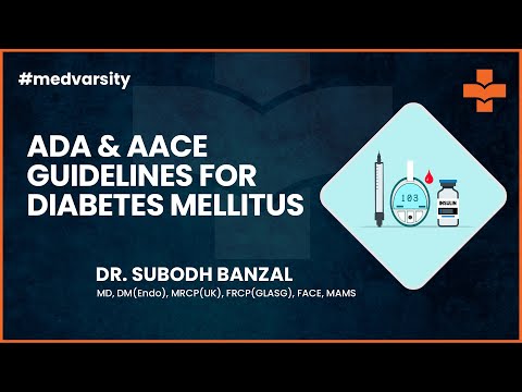 ADA & AACE Guidelines for DM Management | @MedvarsityTechnologiesPvtLtd