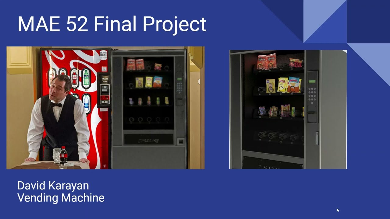 MAE52 Final Project: Vending Machine